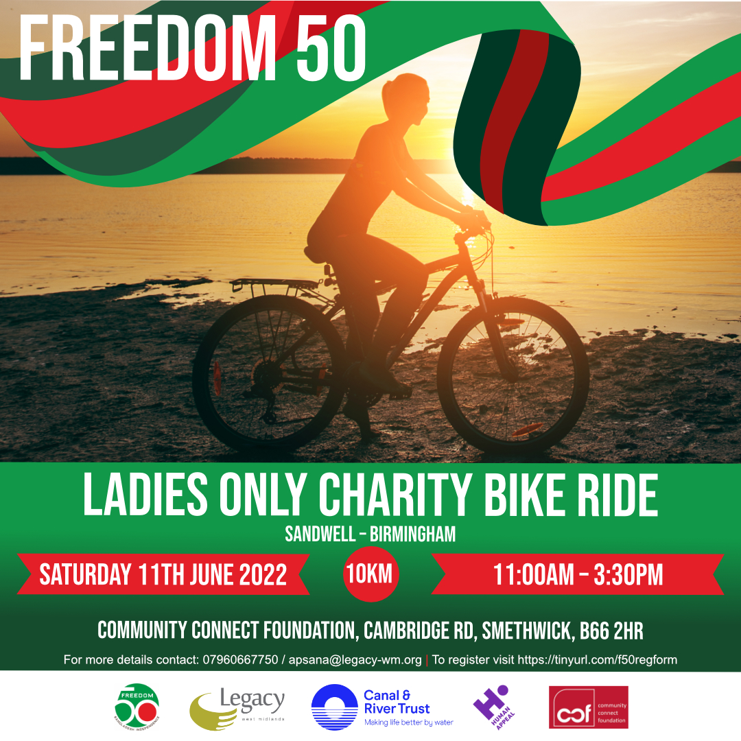 Freedom50 Ladies Only Charity 10km Bike Ride – 11th June 2022 | Legacy ...
